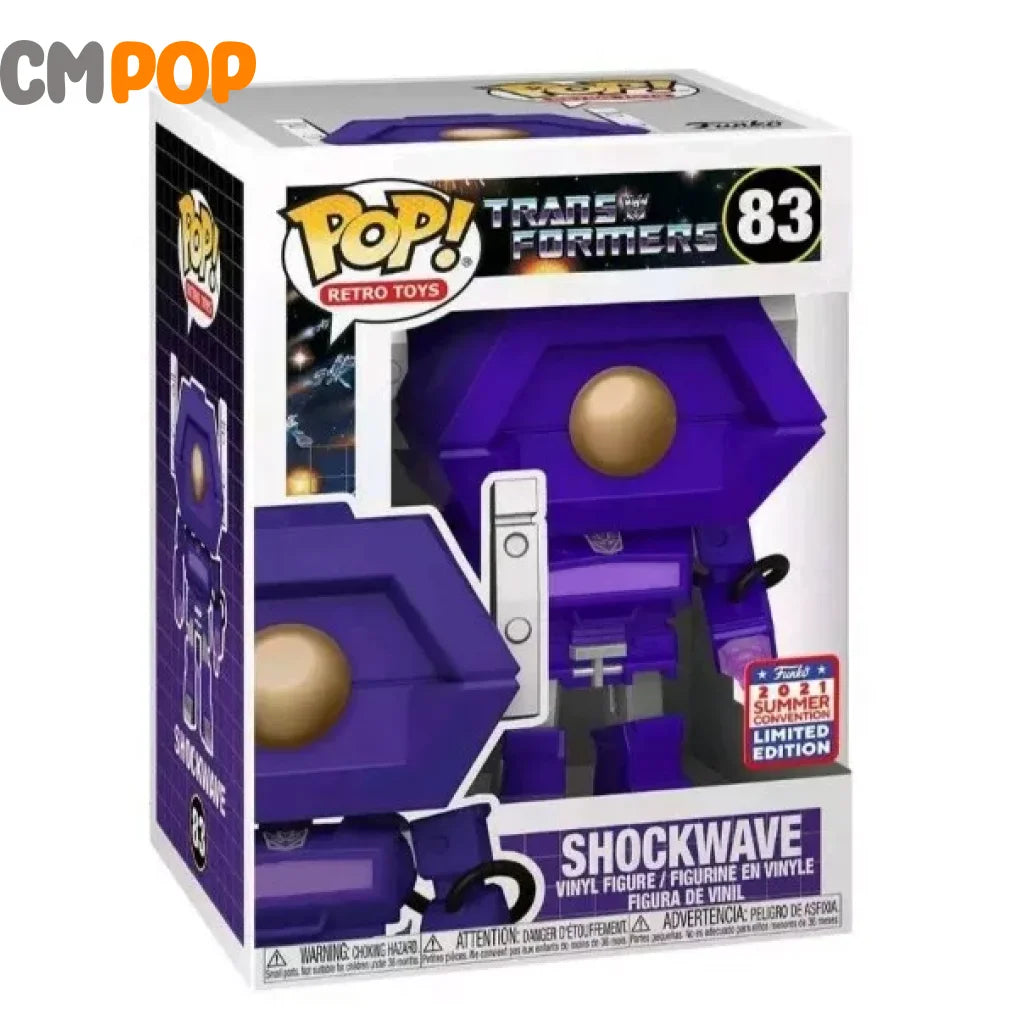 Shockwave - #83 - Funko Pop! - Retro Toys - 2021 Convention Limited Ed