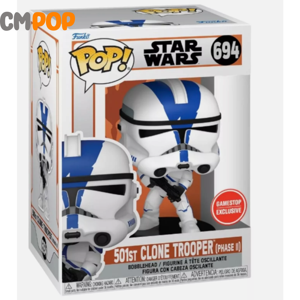 501st Clone Trooper (phase II) - #694 - Funko Pop! - Star Wars - Games