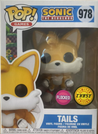 Tails (Flying) Flocked -#978 - Funko Pop! - Sonic the Hedgehog - Flock