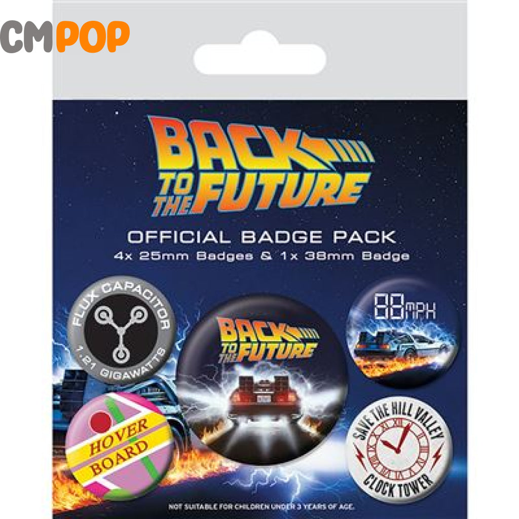 Back to The Future - Badge Pack