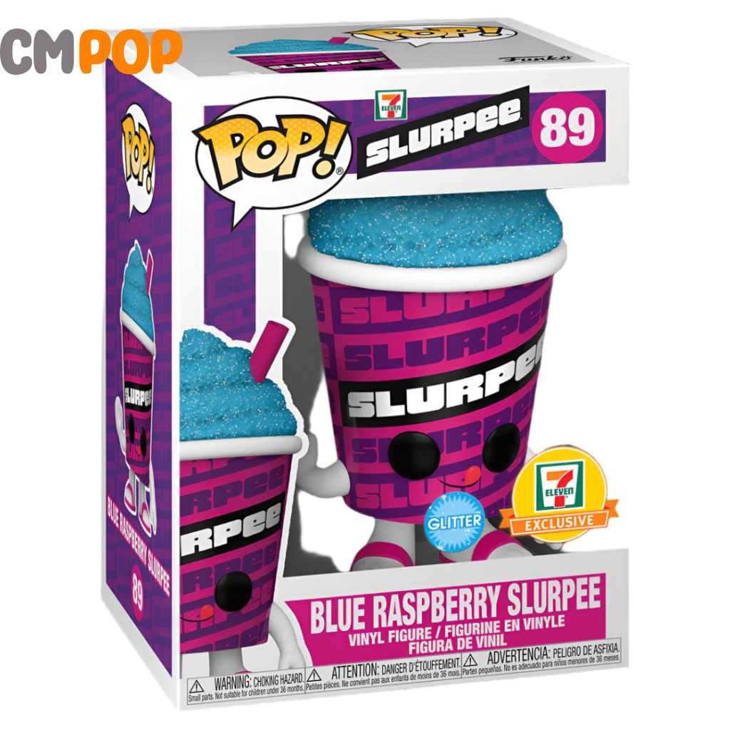 Blue Raspberry Slurpee - #89 - Funko Pop! - Glitter - 7 Eleven Exclusi