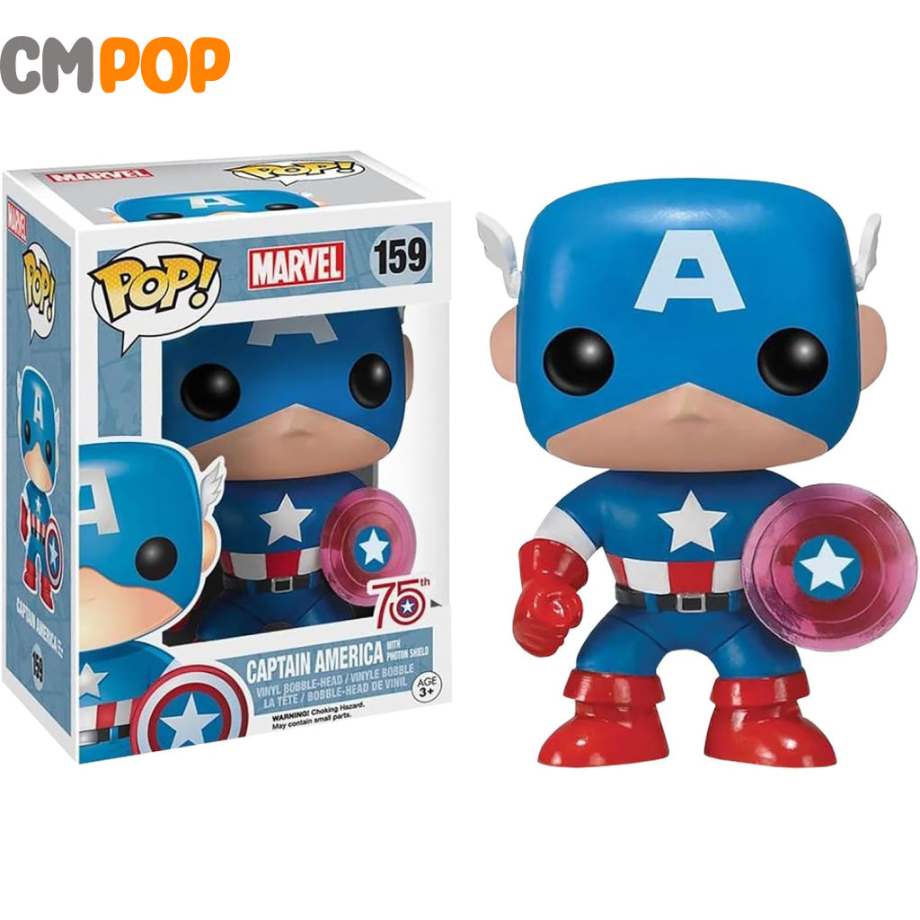 Captain America (75th) - #159 - Funko Pop! - Marvel