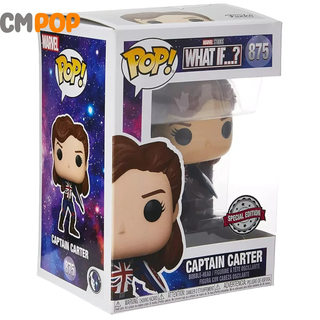 Captain Carter - #875 - Funko Pop! - Marvel What If - Special Edition