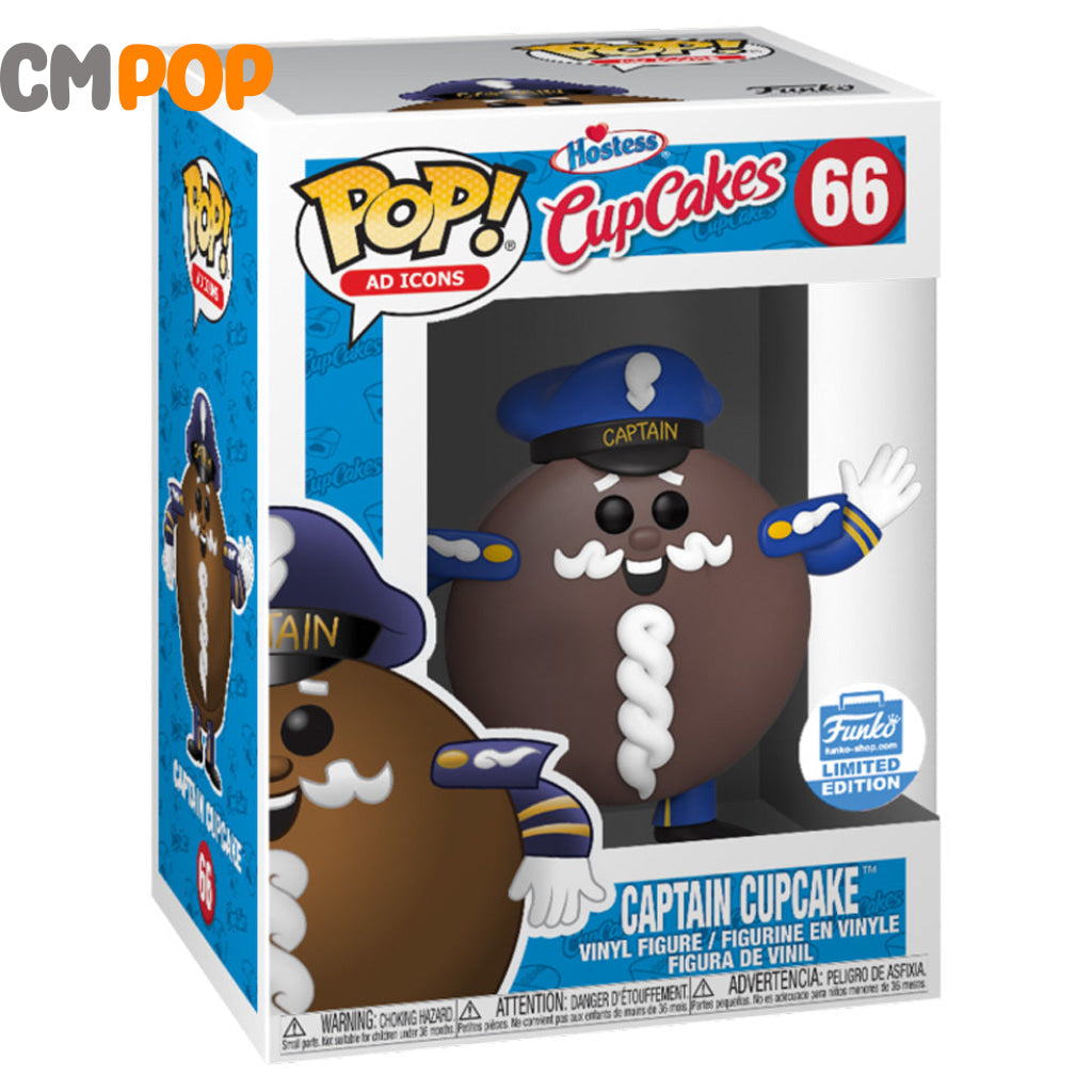 Captain Cupcake - #66 - Funko Pop! - Ad Icons - Cup Cakes - Funko Excl