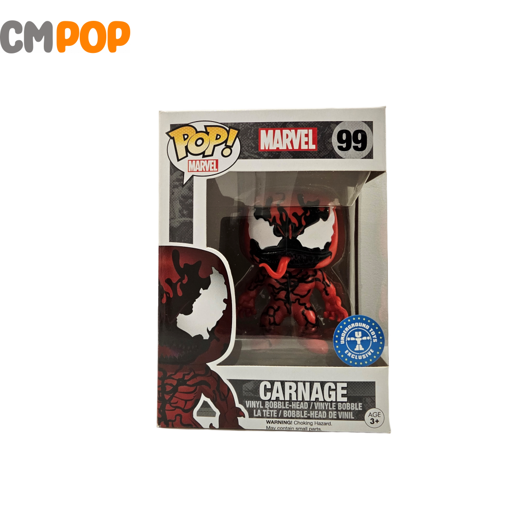 Carnage - #99 - Funko Pop! - Marvel - Underground Toys Exclusive