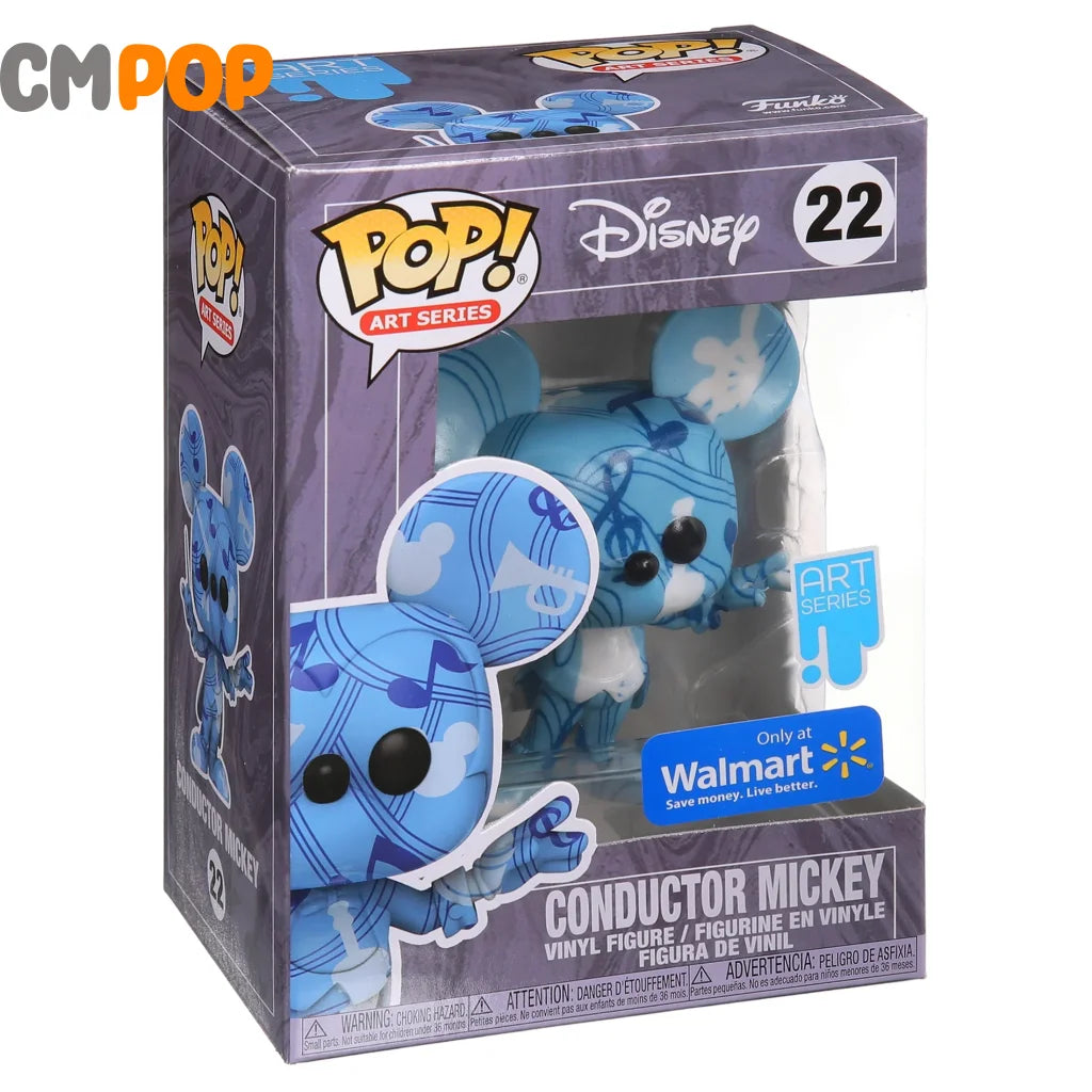 Conductor Mickey - #22 - Funko Pop! - Art Series - Disney - Walmart Ex