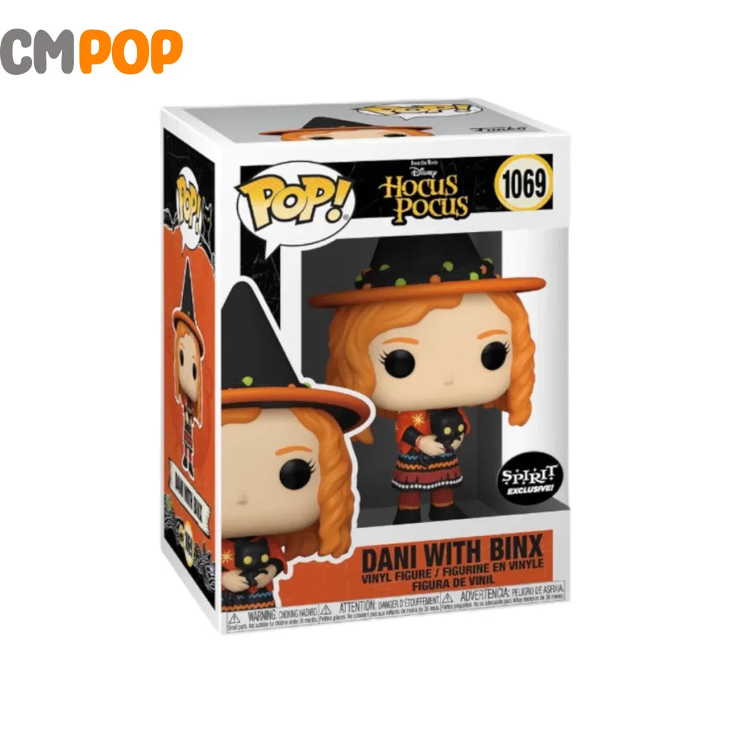 Dani with Binx - #1069 - Funko Pop! - Disney - Hocus Pocus - Spirit Ex