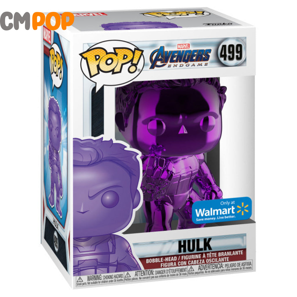 Hulk (Purple) - #499 - Funko Pop! - Marvel Avengers - Endgame - Walmar