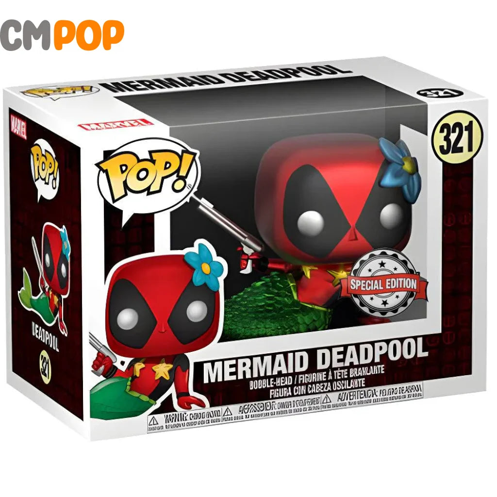 Mermaid Deadpool - #321 - Funko Pop! - Marvel - Special Edition