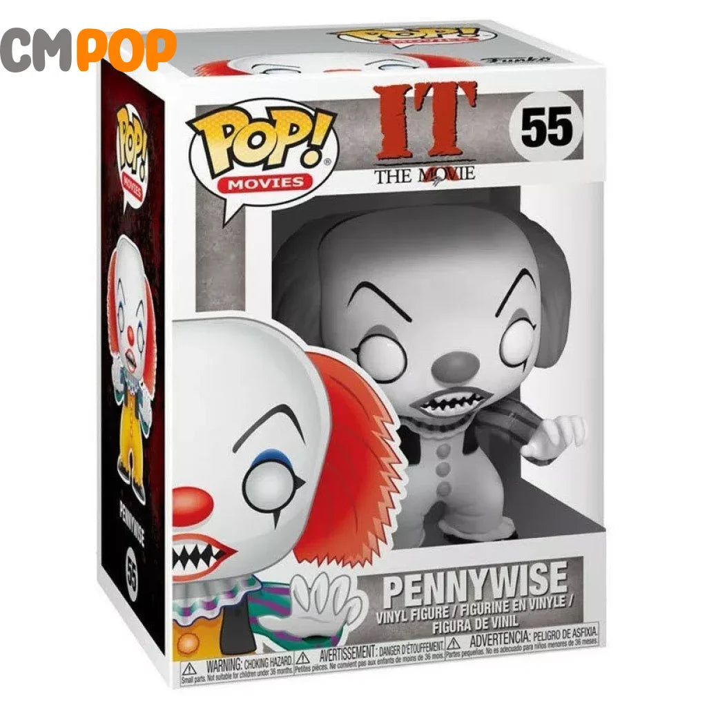 Pennywise Blacklight - #55 - Funko Pop! - IT - Horror - Special Editio
