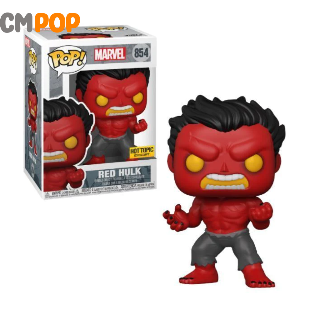 Red Hulk - #854 - Funko Pop! - Marvel - Hot Topic Exclusive Edition