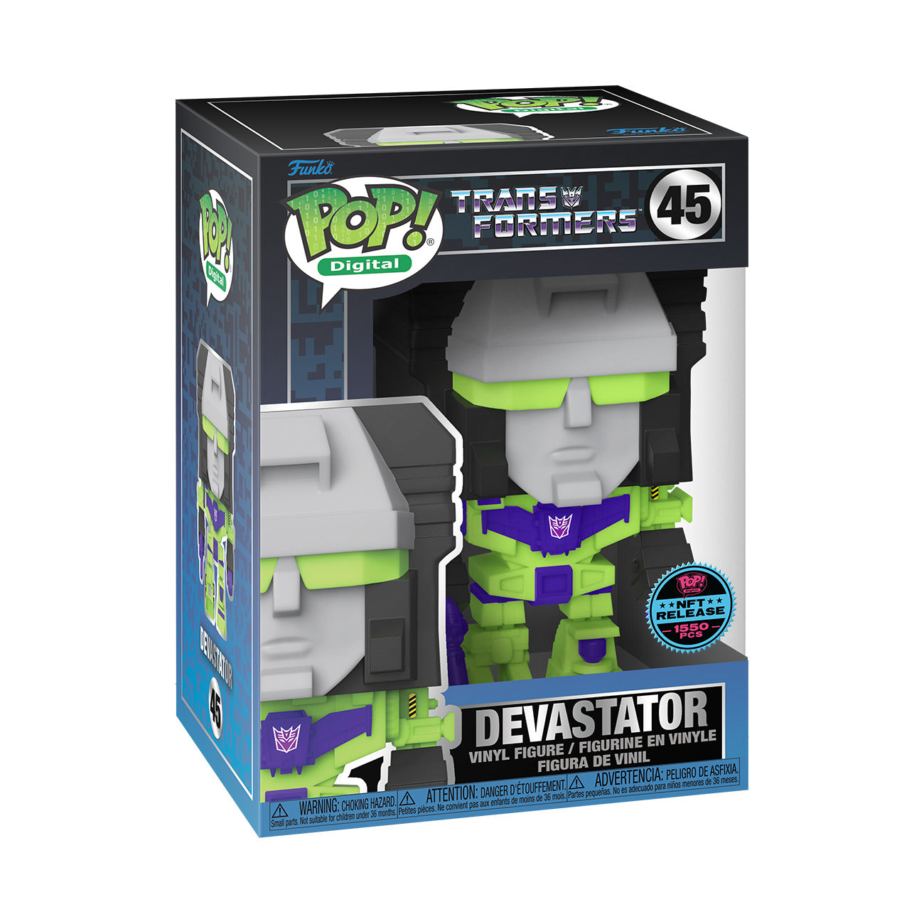 Devastator - #45 - Funko Pop! -Digital - Transformers - Release 1550 P