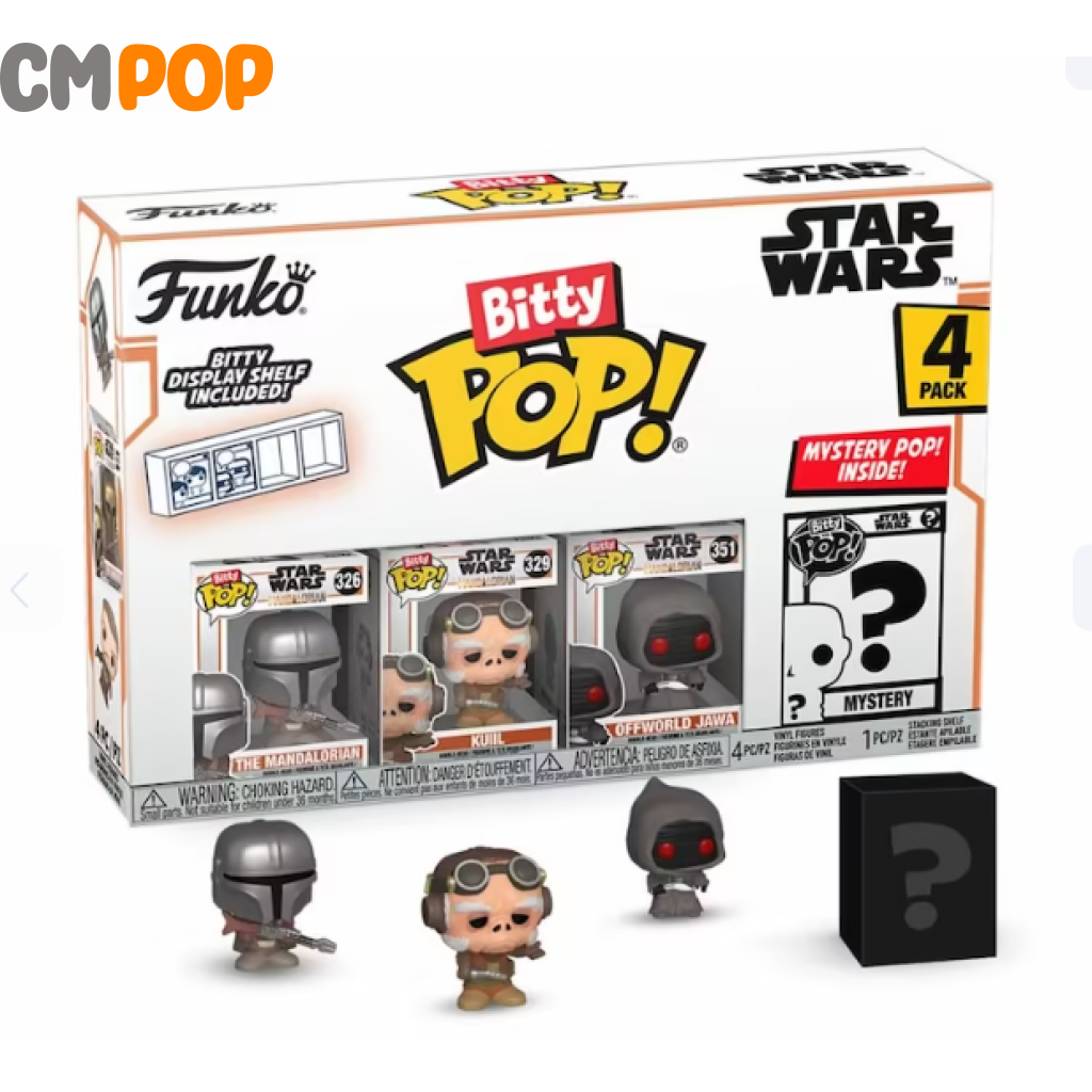 Star Wars Mandalorian - Bitty Pop 4 Pack Bitty Pop! - Funko Bitty Pop!